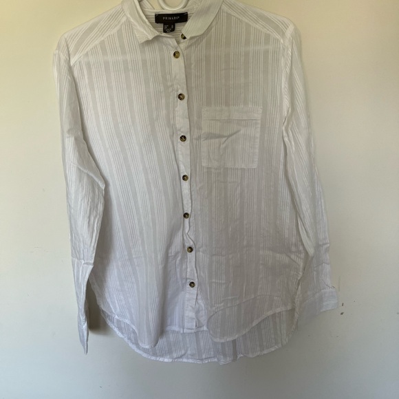 Primark | Tops | Primark White Classic Button Down Shirt | Poshmark